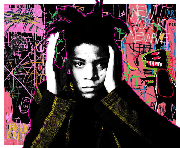 Jean_Michel Basquiat l - By Artist Fred Tiger - WallCandy Art Gallery
