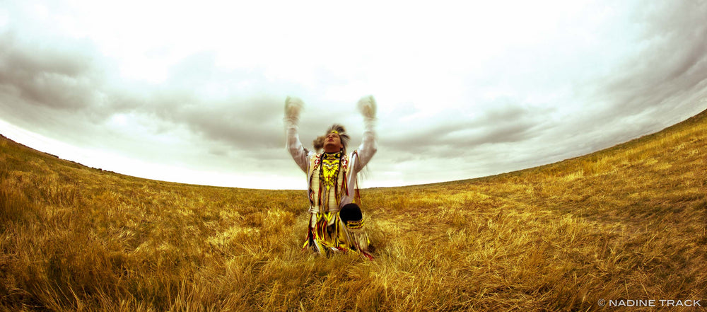 "PRAYER" BY NADINE TRACK Prayer / First-Nations - WallCandy Art Gallery