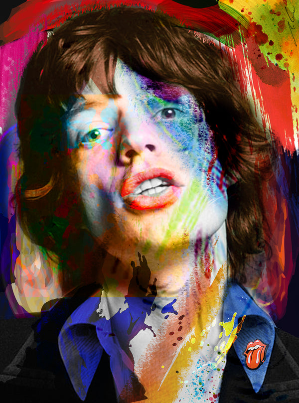 "MICK" BY GINO OLIVIERI - WallCandy Art Gallery
